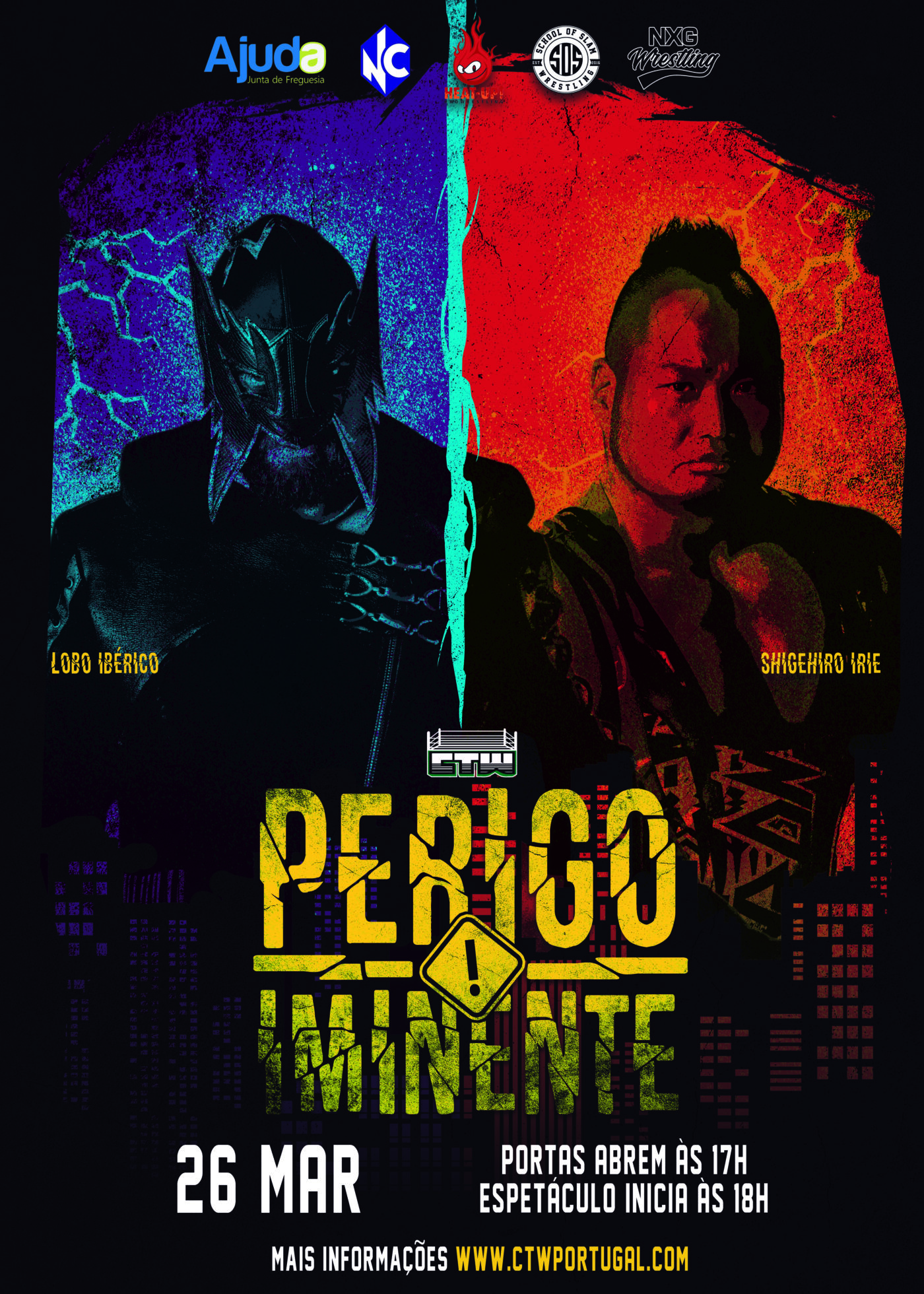 Bilhetes para o CTWrestling Perigo Iminente já disponíveis - CTWrestling